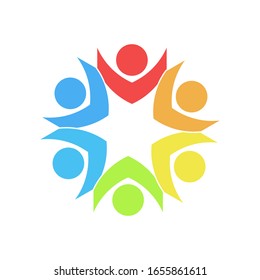 Different People Social Community Vector Flat Stock Vector (Royalty ...
