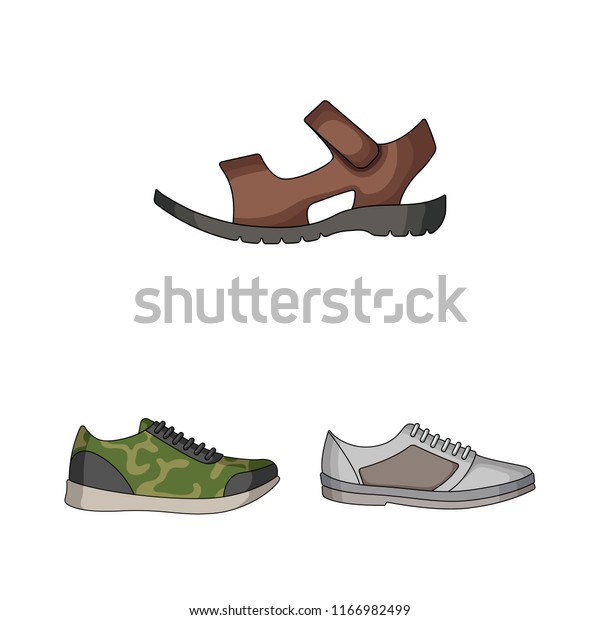 Different Shoes Cartoon Icons Set Collection Stock Vector (Royalty Free ...