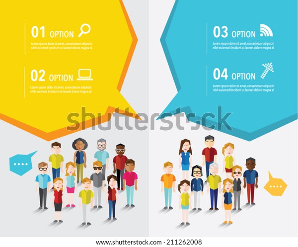 Different Social Groups People Icon Vector Stock Vector (Royalty Free ...