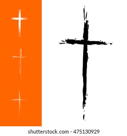 Different Types Crucifix On Set Collection Stock Vector (Royalty Free ...