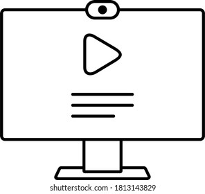 Differentiated Blended Learning Vector Outline Icon Stock Vector ...