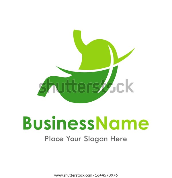 Digestive Icon Vector Logo Template Suitable Stock Vector (Royalty Free ...