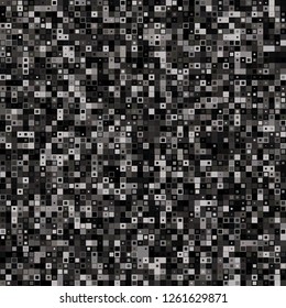 Digital Abstract Black White Pixel Background Stock Vector (Royalty ...
