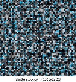Digital Abstract Black White Pixel Background Stock Vector (Royalty ...