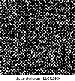 Digital Abstract Black White Pixel Background Stock Vector (Royalty ...