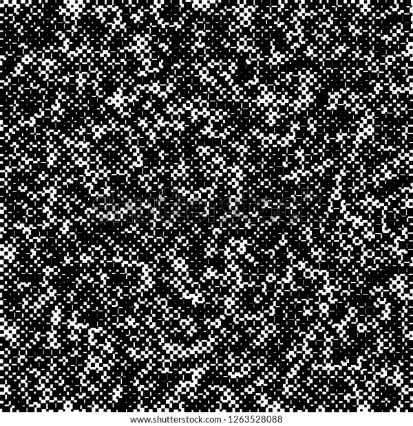 Digital Abstract Black White Pixel Background Stock Vector (Royalty ...