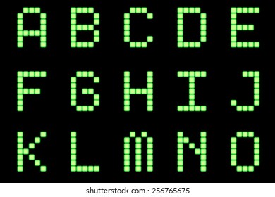 Reggae Color Font Jamaica Style Abc Stock Vector (Royalty Free ...