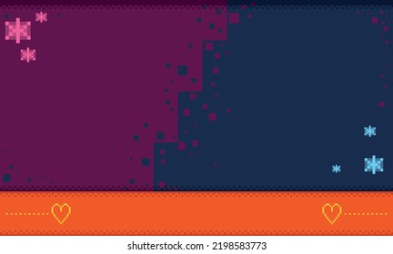 Digital Banner Design Pixelated Effect Decorated Stock Vector (Royalty ...
