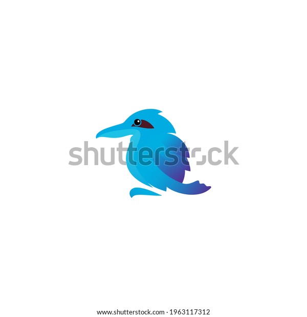 Digital Bird Logo Mascots Design Vector Stock Vector (Royalty Free ...