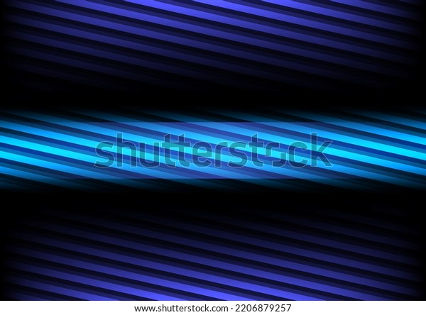 Digital Blue Light Over Dark Background3d Stock Vector (Royalty Free ...