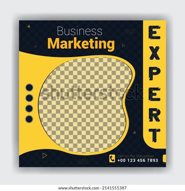 Digital Business Marketing Advertisement Solution Social Stock Vector ...