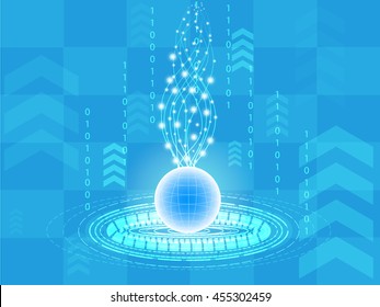 Digital Business Technology Background Stock Vector (Royalty Free ...