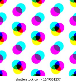 Digital Cmyk Colors Pattern Transparent Rgb Stock Vector (Royalty Free ...
