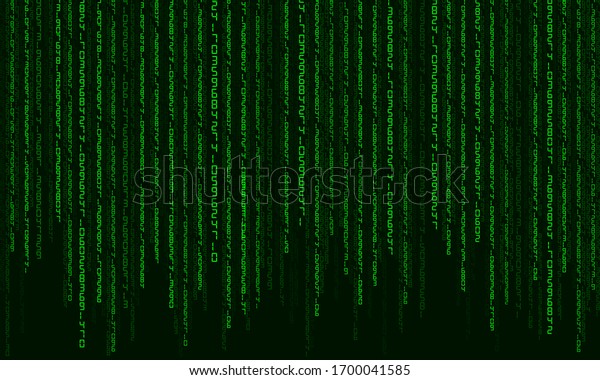 Digital Code Background Matrix Style Program Stock Vector Royalty Free 1700041585