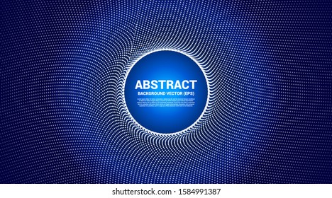 Digital Contour Curve Dot Line Ripple Stock Vector (Royalty Free ...