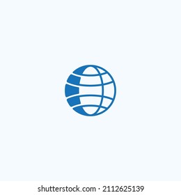 Digital Creative World Logo Design Template Stock Vector (Royalty Free ...