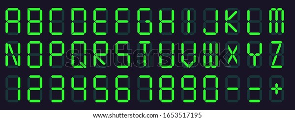 2,937 Lcd Letters Images, Stock Photos & Vectors | Shutterstock