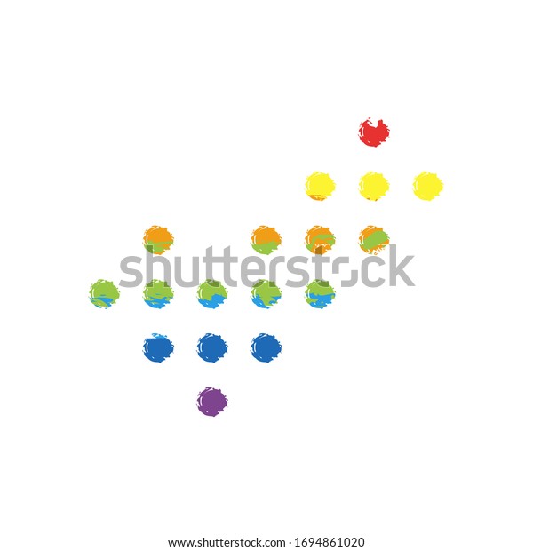Digital Dotted Check Mark Icon Drawing: เวกเตอร์สต็อก (ปลอดค่าลิขสิทธิ์ ...