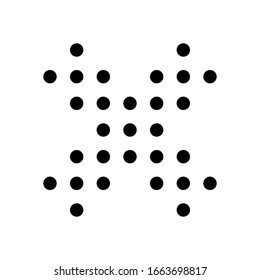 9 Dots Square Setting Options Icon Stock Vector (Royalty Free) 1508138261