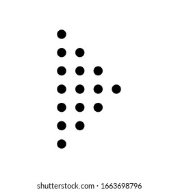 Digital Dotted Check Mark Icon Black: เวกเตอร์สต็อก (ปลอดค่าลิขสิทธิ์ ...