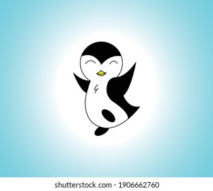 Digital Drawing Penguin Stock Vector (Royalty Free) 1906662760 ...