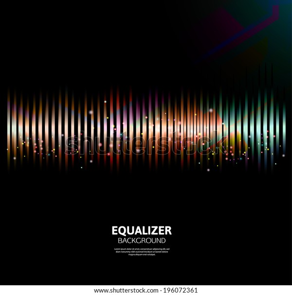 Digital Equalizer Vector Illustration Stock Vector (Royalty Free ...