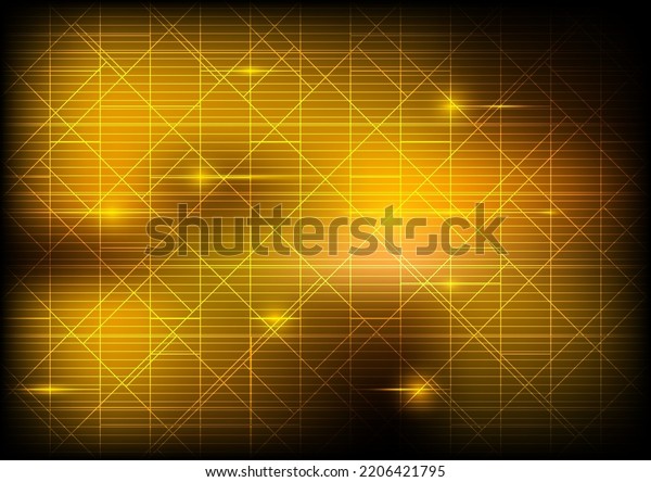 Digital Firewall Net Hitech Yellow Neon Stock Vector (Royalty Free ...