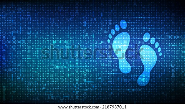 Digital Footprint Background Made Binary Code 库存矢量图(免版税)2187937011 ... Digital Footprint Background Made Binary Code 库存矢量图(免版税)2187937011 ...