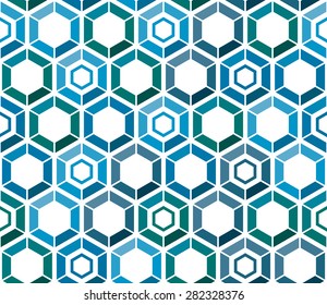 Digital Geometric Background Seamless Patternvector Stock Vector ...
