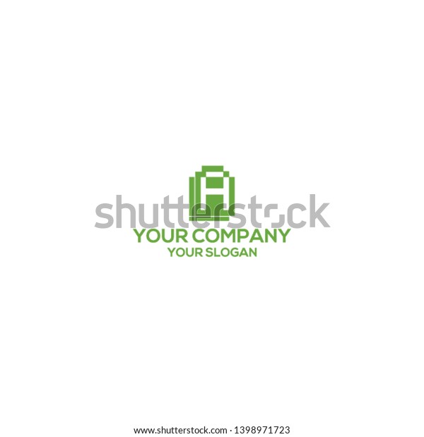 Digital Letter Logo Design Stock Vector (Royalty Free) 1398971723 ...