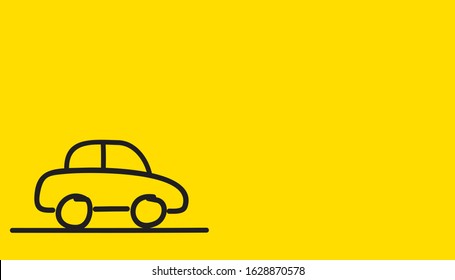 Digital Line Art Simple Car Icon: เวกเตอร์สต็อก (ปลอดค่าลิขสิทธิ์ ...