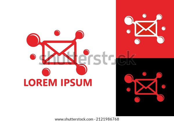 Digital Mail Logo Template Design Vector Stock Vector (Royalty Free ...