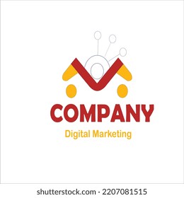 Digital Marketing Logo Vector Design Stock Vector (Royalty Free) 2207081515 | Shutterstock