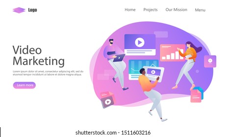 Web Development Vector Illustration Concept Suitable Stock Vector ...