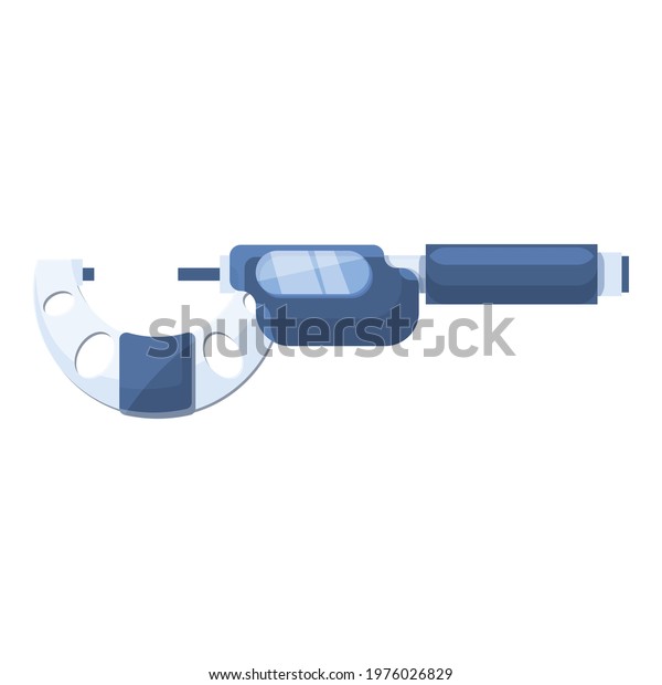 Digital Micrometer Build Icon Cartoon Digital Stock Vector (Royalty ...