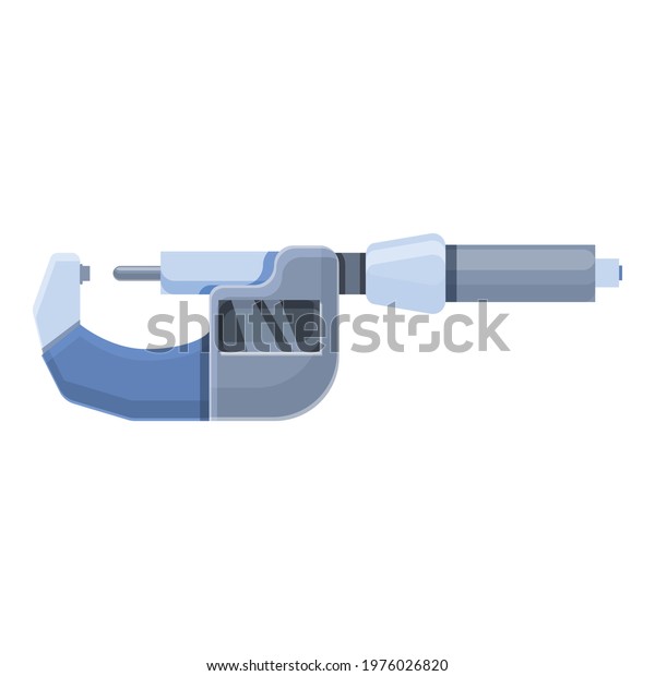 Digital Micrometer Scale Icon Cartoon Digital Stock Vector (Royalty ...