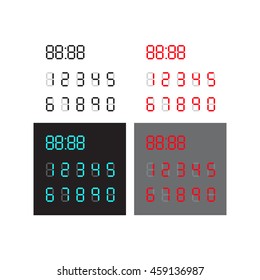 Digital Number Counter Stock Vector (Royalty Free) 459136987 | Shutterstock