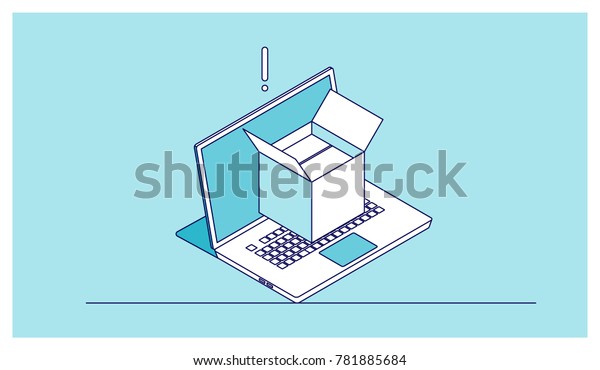 Digital Product Activation Concept Mail Delivery: เวกเตอร์สต็อก (ปลอด ...