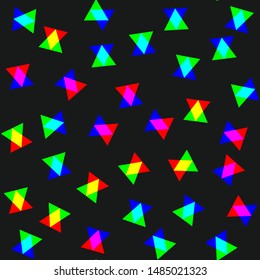 Digital Rgb Colors Pattern Transparent Rgb Stock Vector (Royalty Free ...