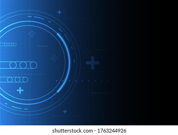 Computer Encryption Concept Digital Abstract Background Stock Vector ...