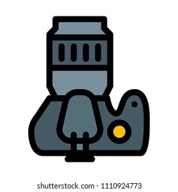 115 Full Frame Digital Slr Stock Vectors, Images & Vector Art ...