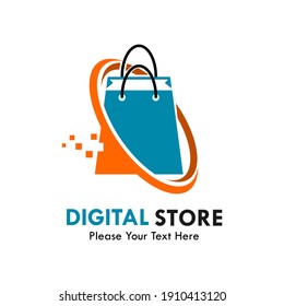 Digital Store Logo Template Illustration Stock Vector (Royalty Free) 1910413120 | Shutterstock