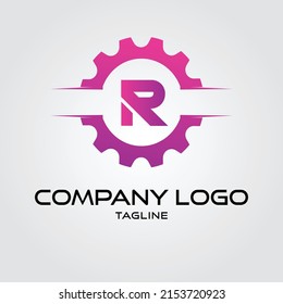 Digital Tech R Vector Business Logo Stock Vector (Royalty Free ...