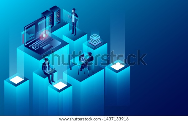 Digital Technology Concept New Innovative Ideas: vetor stock (livre de ...