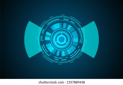 Digital Technology Cyber Vector Illustration Stock Vector (Royalty Free ...