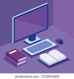 Digital Technology Isometrics Icons Stock Vector (Royalty Free ...
