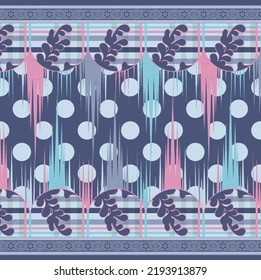 Digital Textile Design Patren Stock Vector (Royalty Free) 2193913879 ...