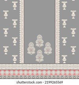 Digital Textile Design Patren Stock Vector (Royalty Free) 2199265569 ...