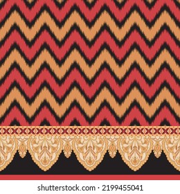 Digital Textile Design Patren Stock Vector (Royalty Free) 2199455041 ...