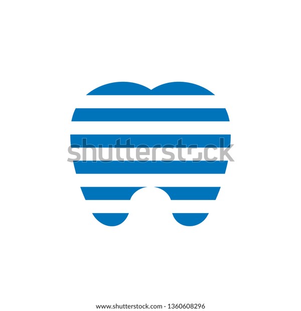 Digital Tooth Logo Design Dental Icon Stock Vector (Royalty Free ...